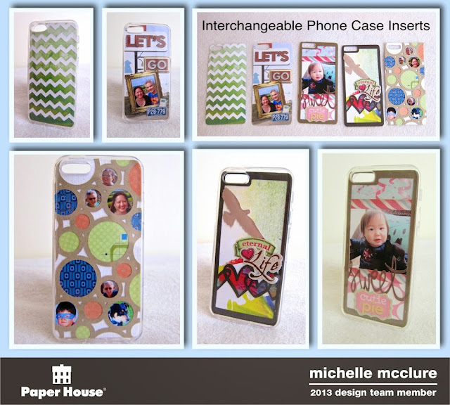A Page Out of My Book: Paper House: Cell Phone Case Inserts