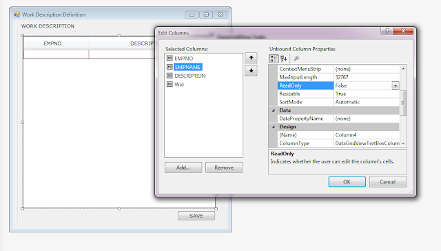 How to edit columns and it’s properties in Datagridview - The Clay Web