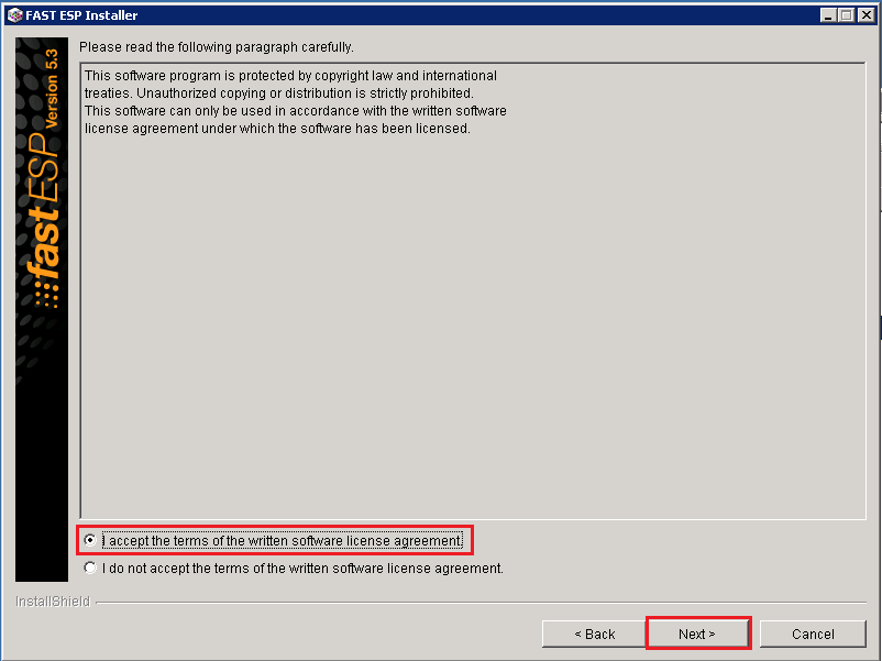 Protean Career: How to install FAST ESP in Windows
