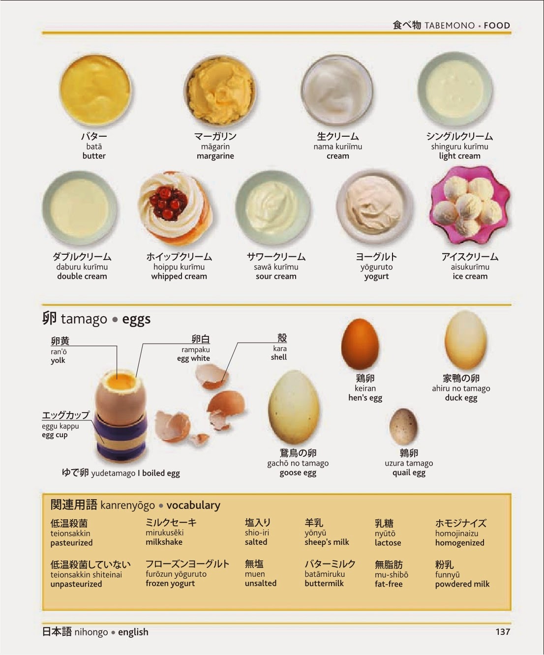 食べ物 tabemono Food - Japanese For Beginners