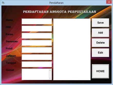 Program Perpustakaan Menggunakan Visual Basic 6 - Learn and Share