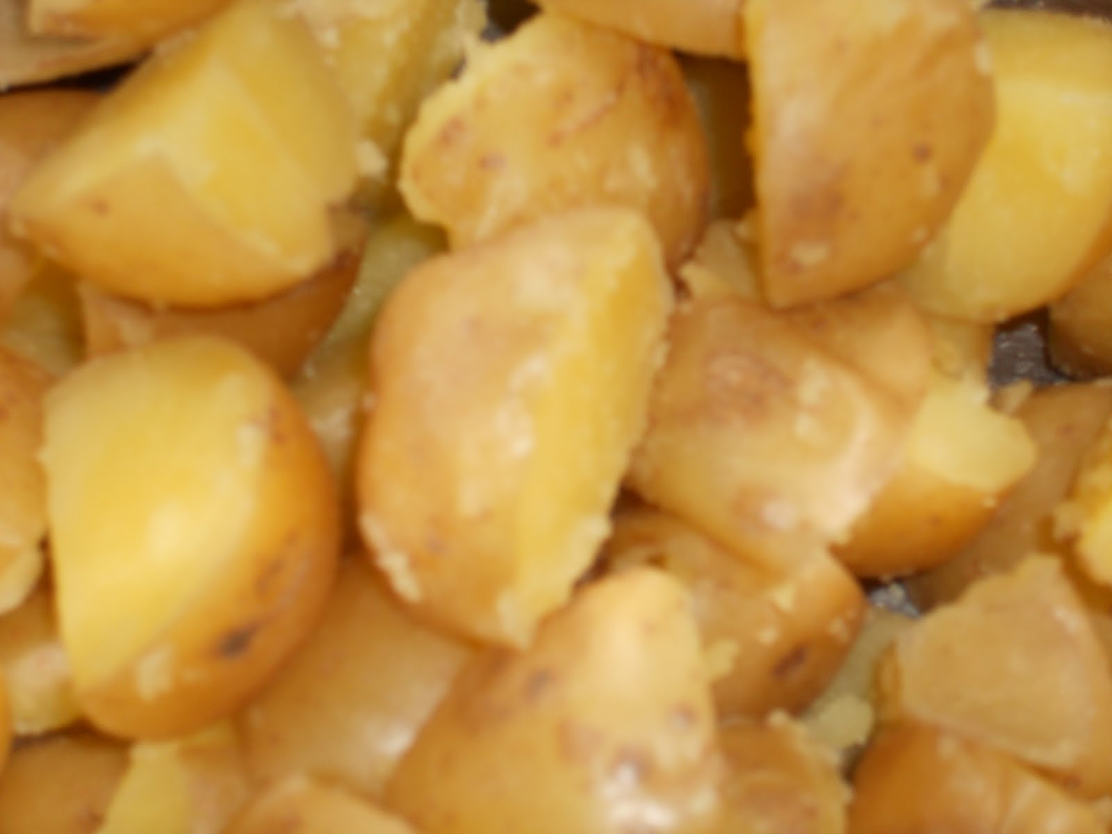 My Vegetarian Adventure: CRISPY Roasted Potatoes, Day 48, 7/15/11