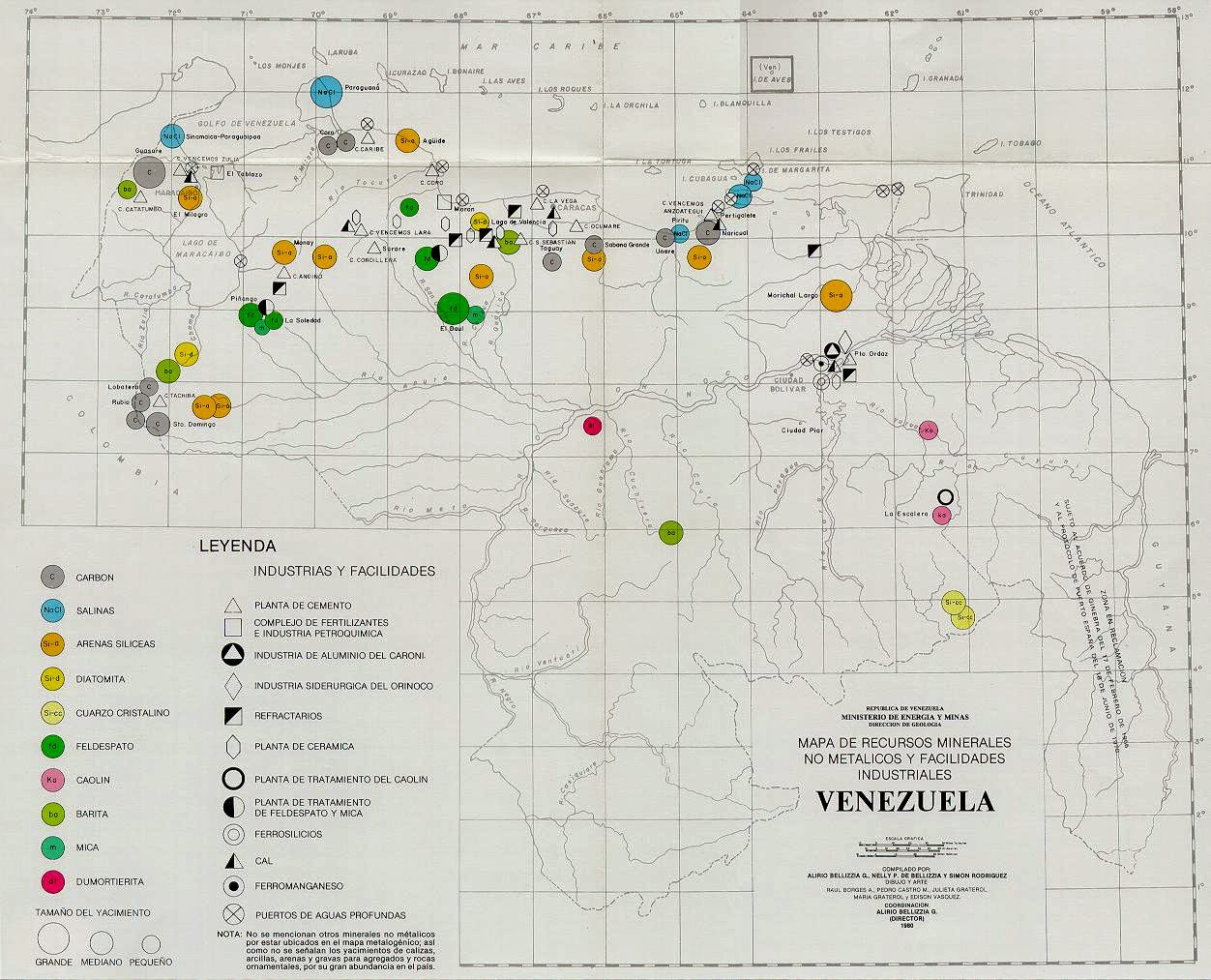 Ciencias de la Tierra.: Recursos minerales de Venezuela.