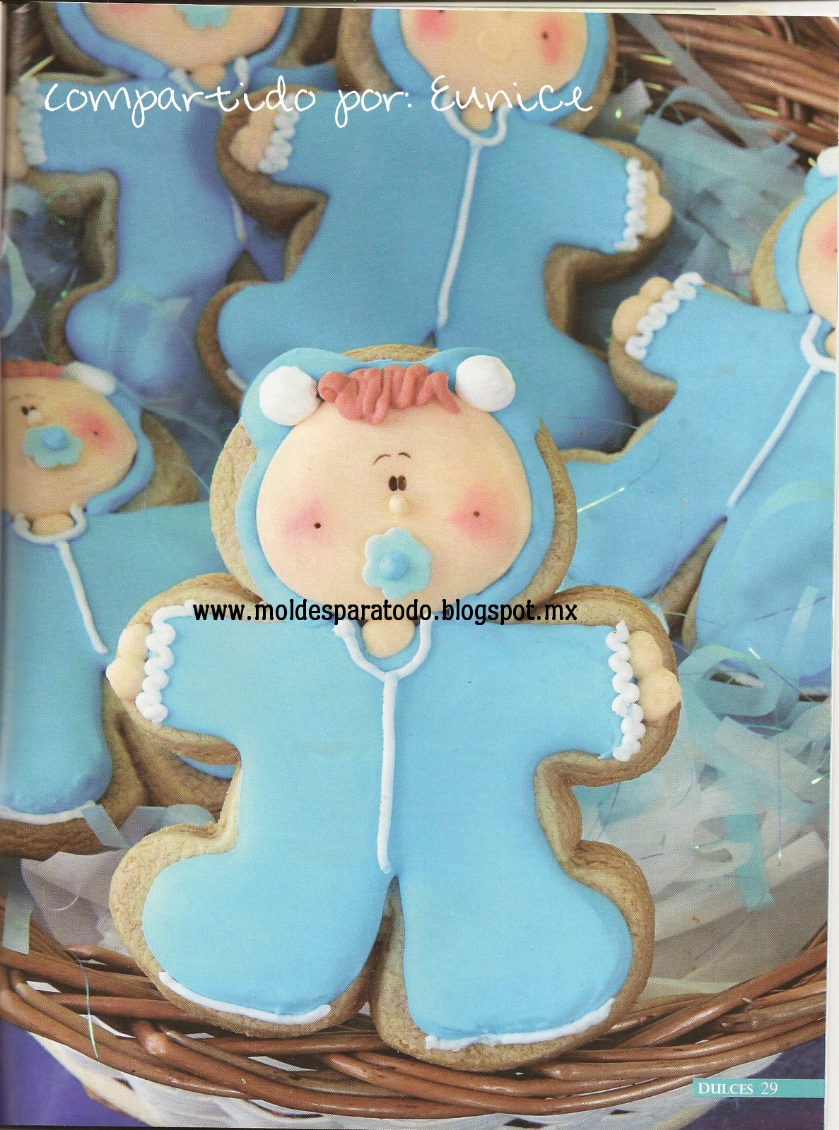 Galletas para baby shower