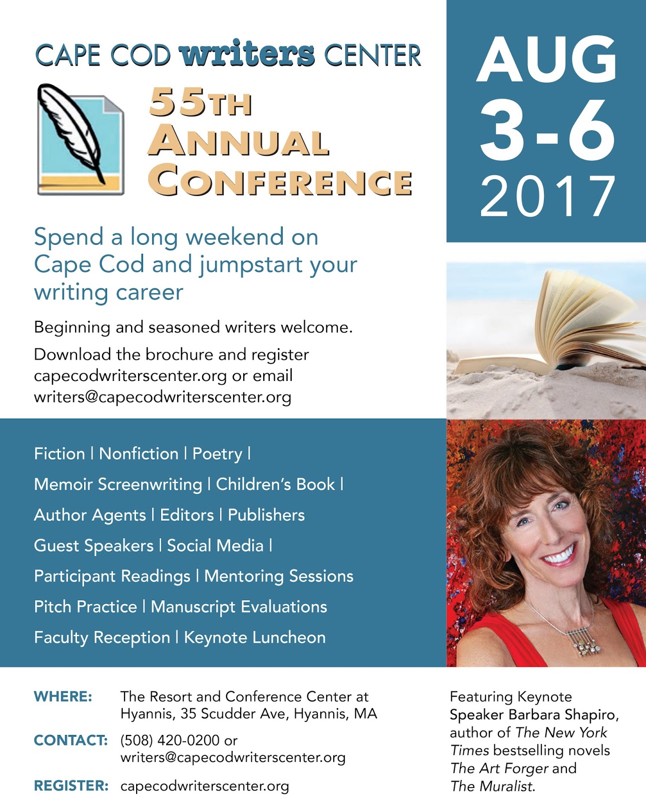 Dale T. Phillips' Rounded Corner: The 2017 Cape Cod Writer's Conference