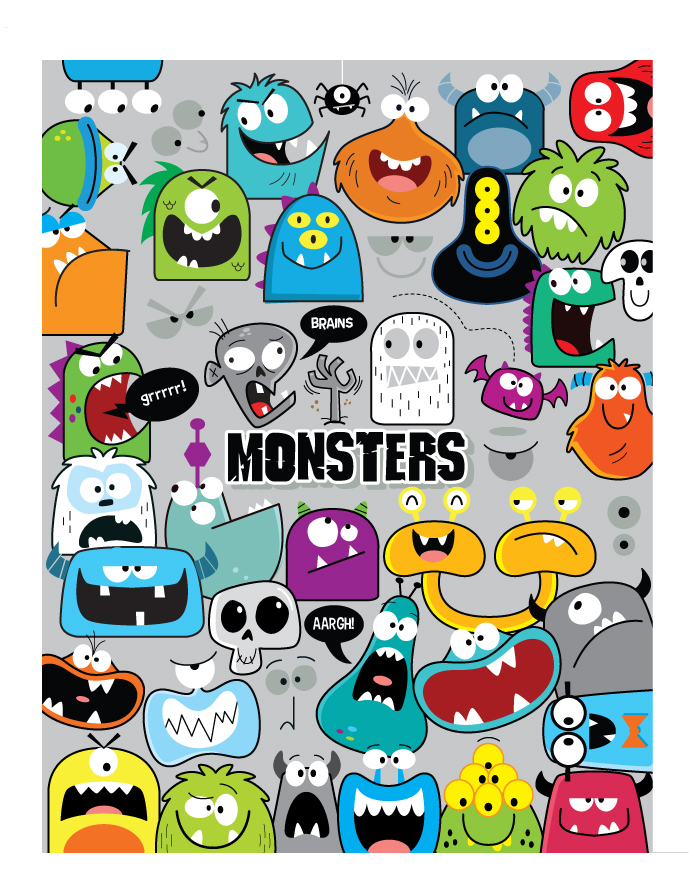 Millertoons: MONSTER HEADS