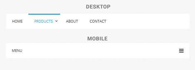 5 Navigasi Menu Responsive Keren untuk Blogger > Contoh Blog