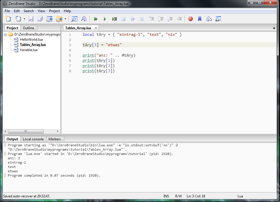Itgenie98s Blog Lua Tutorial 02 Variable And Tables