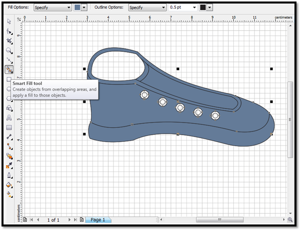 MEMBUAT DESAIN SEPATU DENGAN COREL DRAW