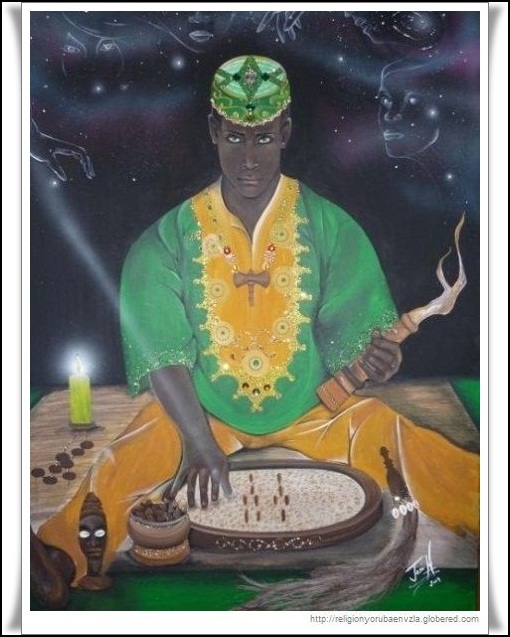 Signos Diloggun - Ojuani tonti Oggunda - - Las Revelaciones del Tarot