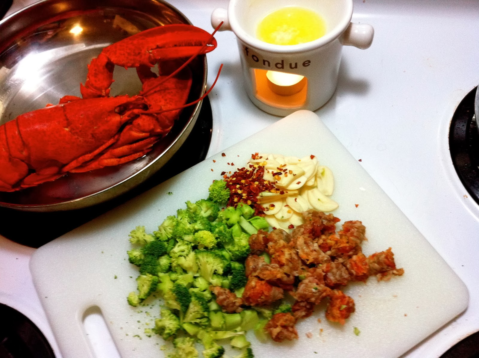 Psycho Bella Fun: Spaghetti Aglio e Olio e Lobstero