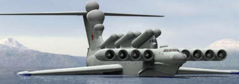 The Ekranoplan - Top secret airplanesTop secret airplanes
