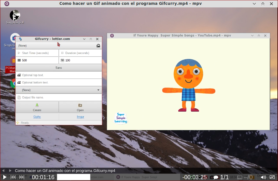 DistritoTux: Como hacer un Gif animado con el programa Gifcurry