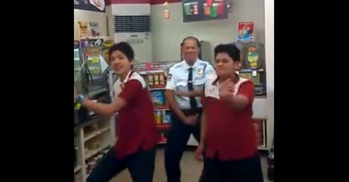 7/11 Guard Shows Some Dance Move In The Theme Of “ Nae Nae Dance Craze ...
