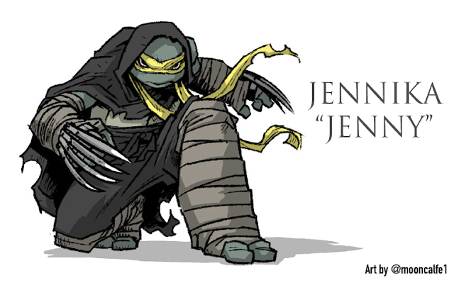 Introducing JENNIKA: The 5th New Teenage Mutant Ninja Turtle!