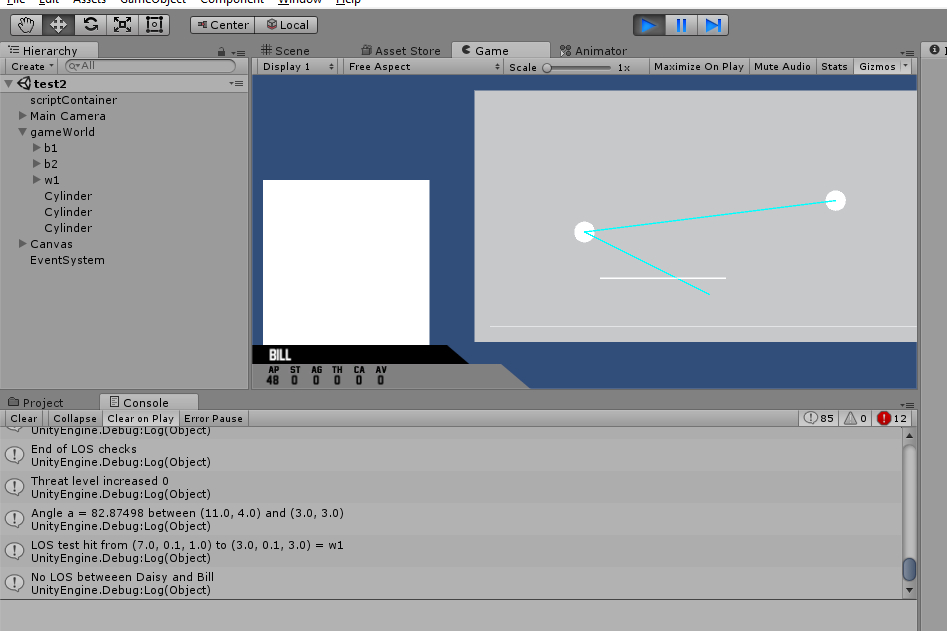 Nerd Club Unity Raycasting And Line Of Sight Between Objects