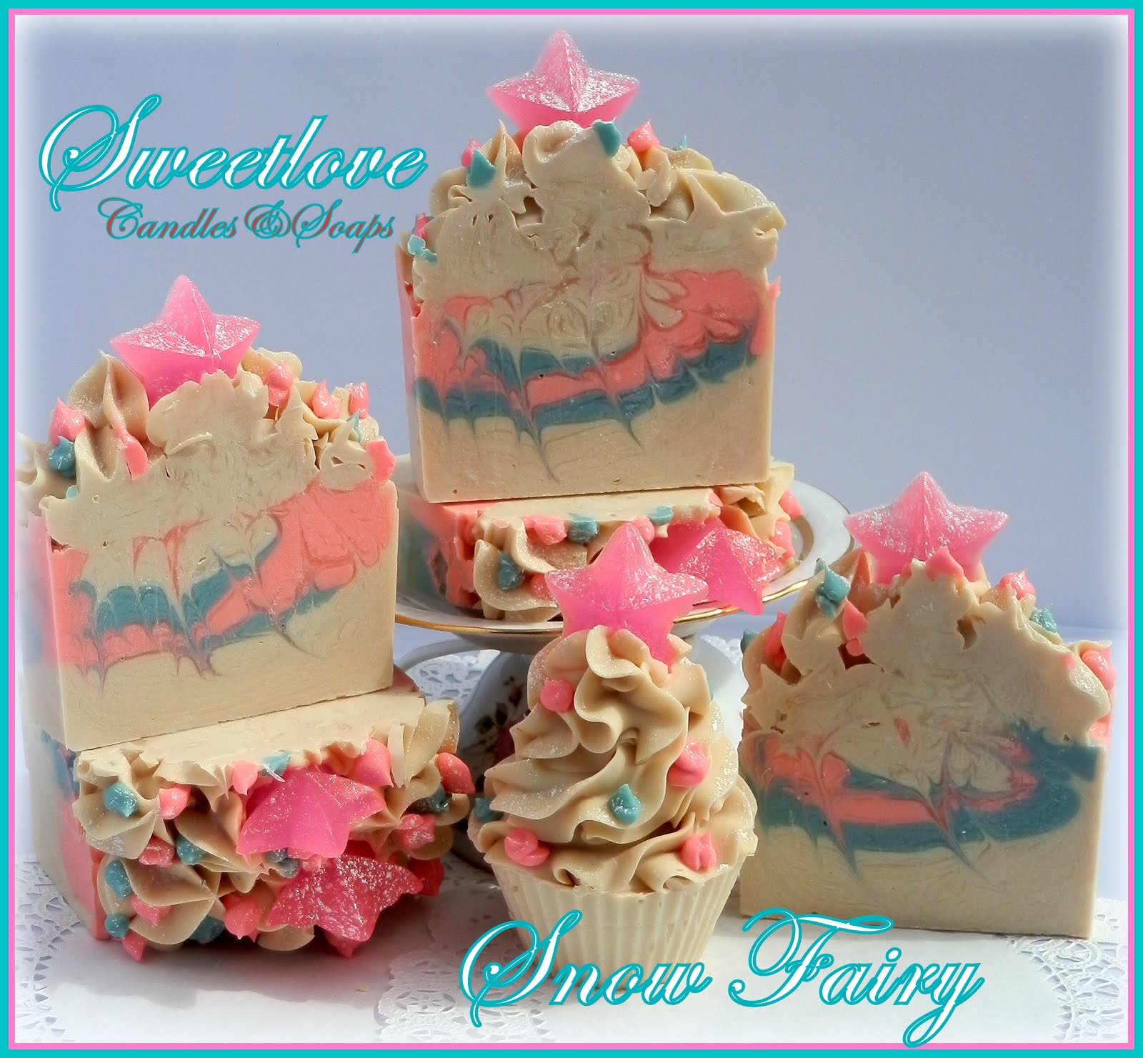 Sweetlove Candles & Soap Bakery: Snow Fairy Luxury Handmade Soap