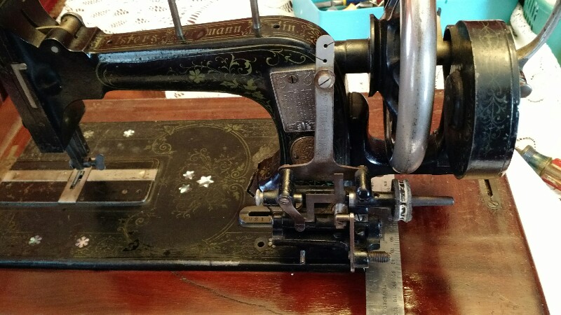 1893 Victorian Farmhouse: Repairing Cracked Bed on Old Sewing Machine