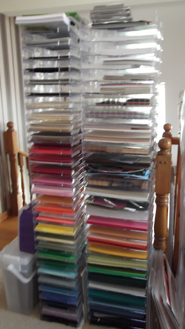 Bobbkat's Hobby Blog: Scrapbook and Cardstock Paper Storage