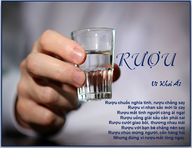tha hương: Rượu