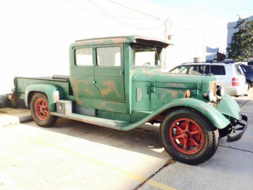 Old Diamond T with 3 Old Board Track Racers - Old Had Better