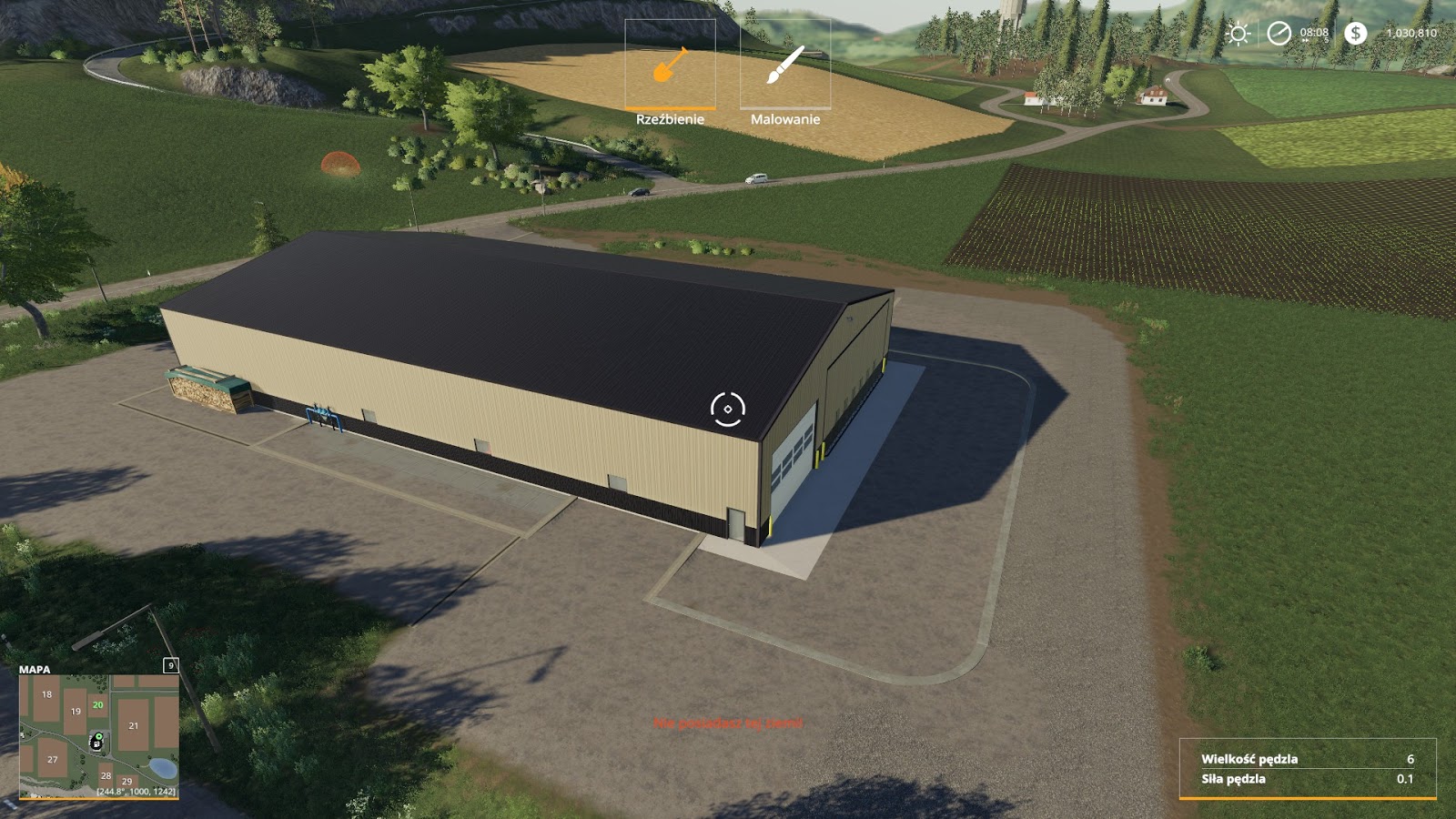 FS19 Placeable machine shop v1.0 - FS 19 & 22 USA Mods Collection