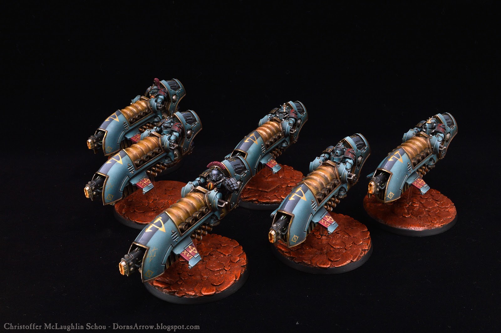 Dorn's Arrow: Legion Scimitar Pattern Jetbikes - Sons of Horus - Forgeworld