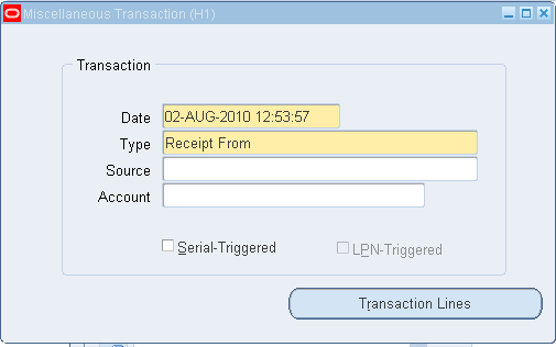 Oracle Applications: Oracle Projects Integration with Inventory Module