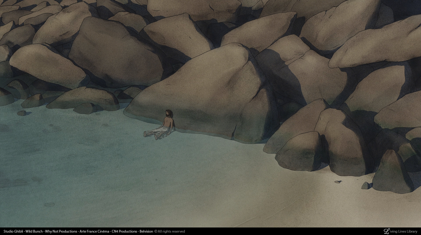 Living Lines Library: The Red Turtle (2016) - Backgrounds