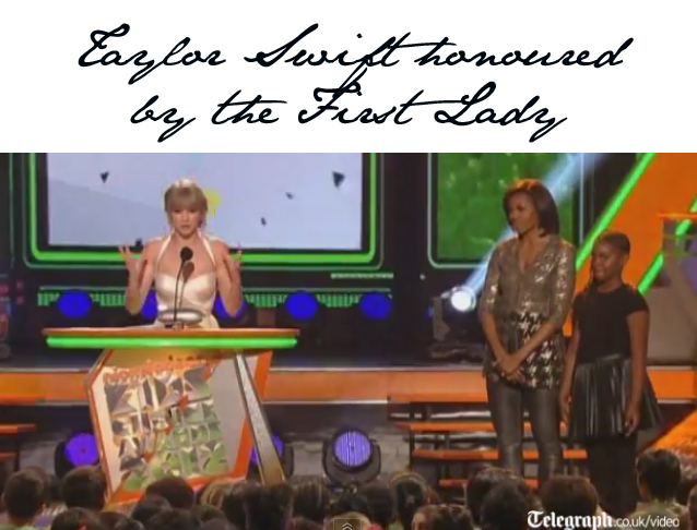 Watch Michelle Obama honour Taylor Swift the Big Help Award - Emily ...