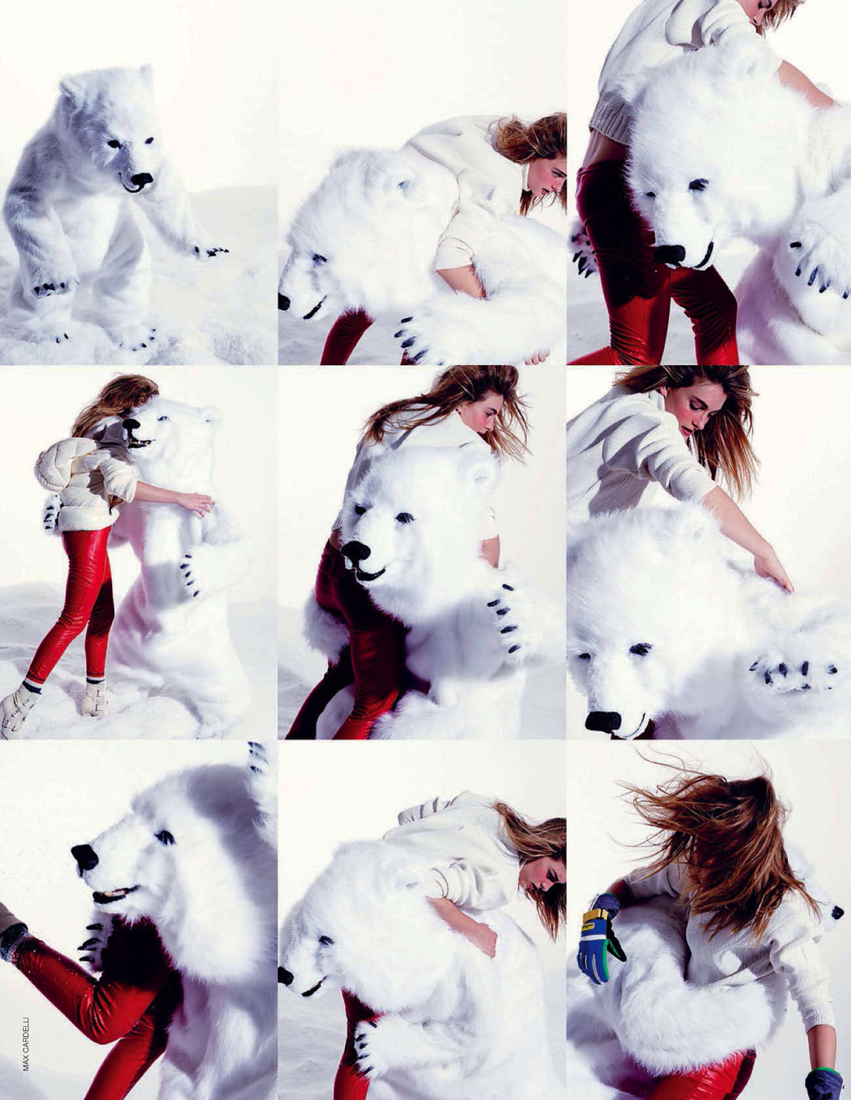 ski pass: ophelie rupp by max cardelli for marie claire italia december ...