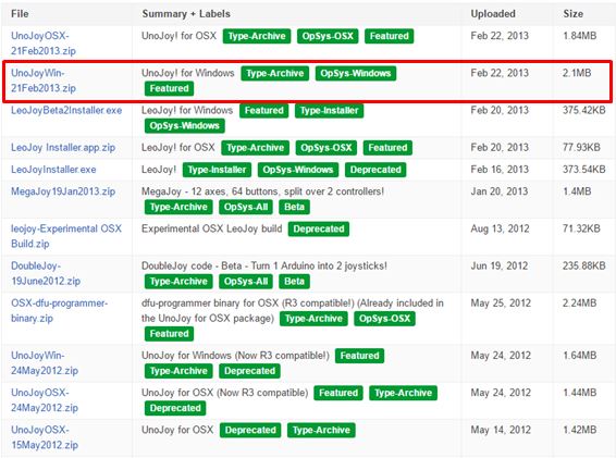 Blog Of Wei Hsiung Huang How To Use Unojoy With Arduino Uno
