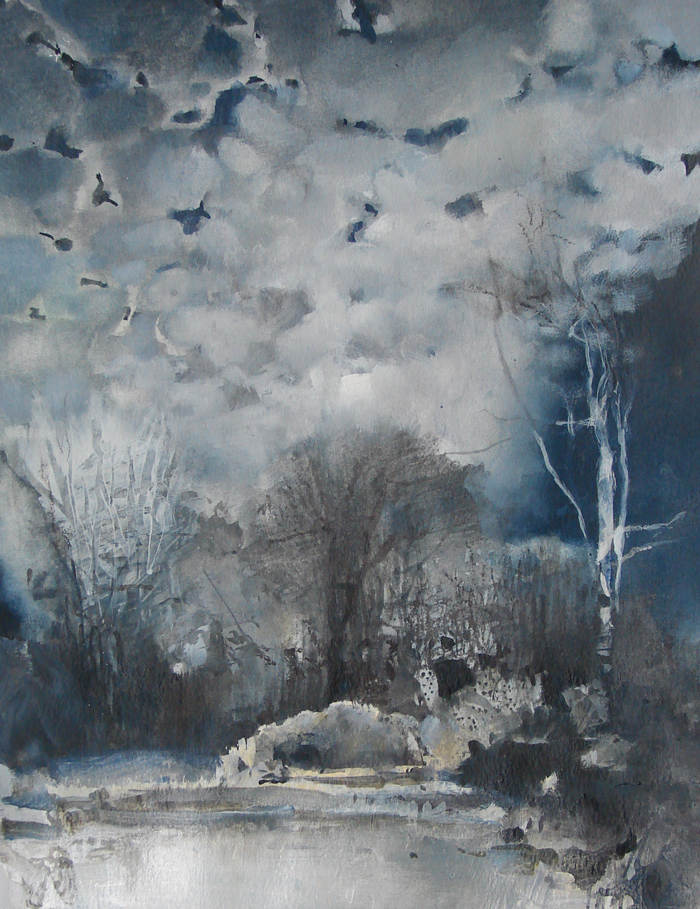 Painter's Process - Randall David Tipton: A Cold Moon