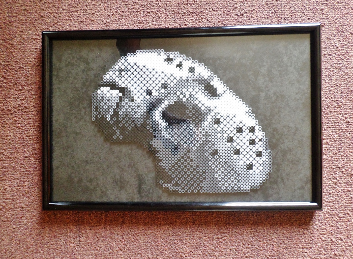 Long Black Fingers : Jason Voorhees Friday The 13th Perler Mask