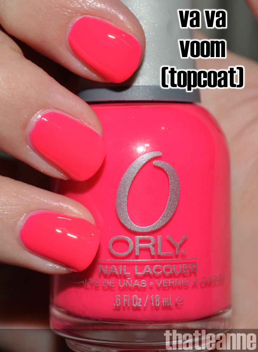 thatleanne: Orly Pin Up Summer 2011 collection swatches!