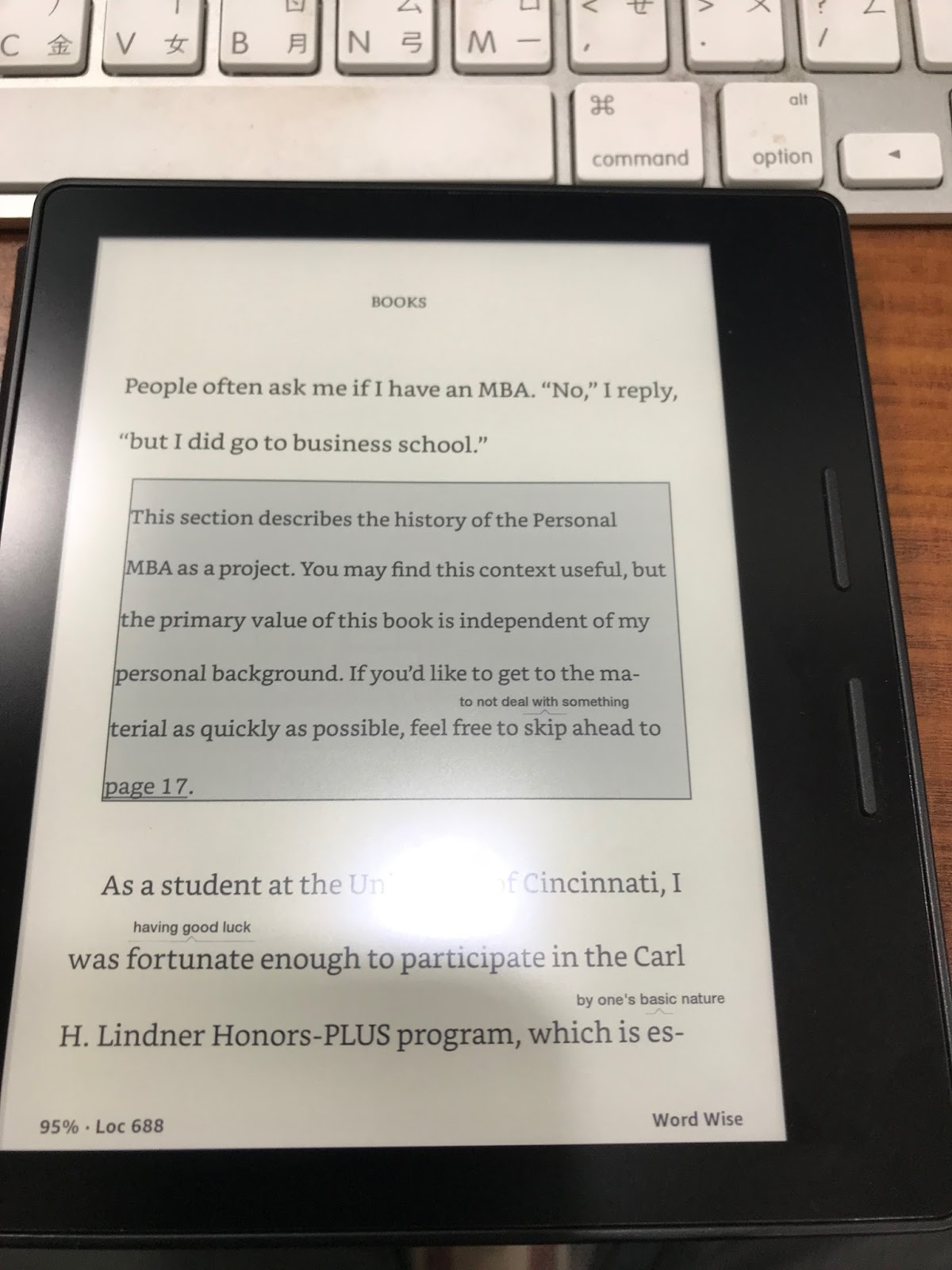 albert's blog: [Kindle] Cannot Find Word Wise Function in eBook