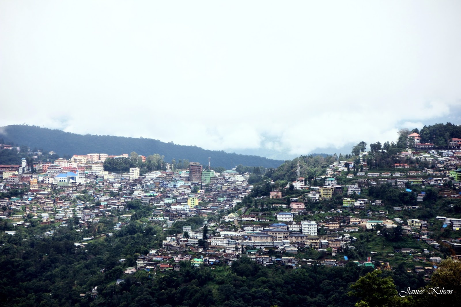 Kohima View from Jotsoma Village