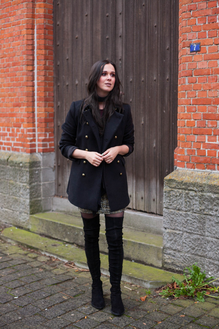 Outfit: preppy meets goth - THE STYLING DUTCHMAN.