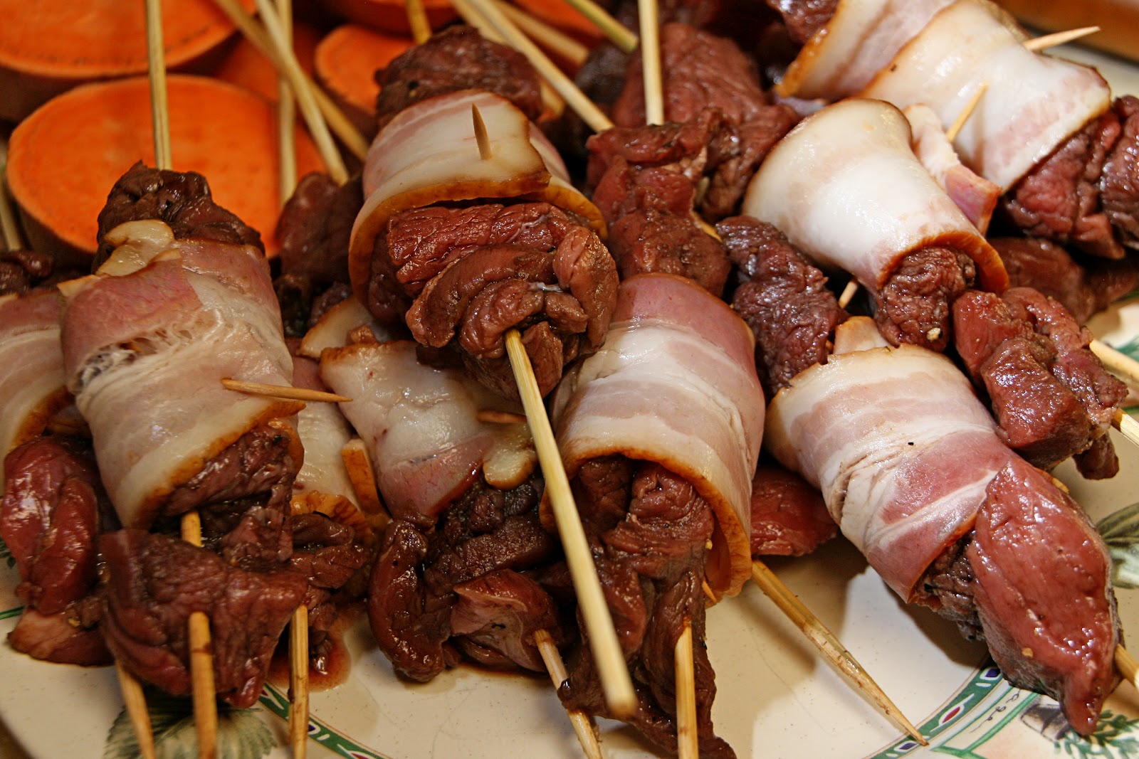 Love from the Kitchen: Tailgate Beef and Bacon Kabobs