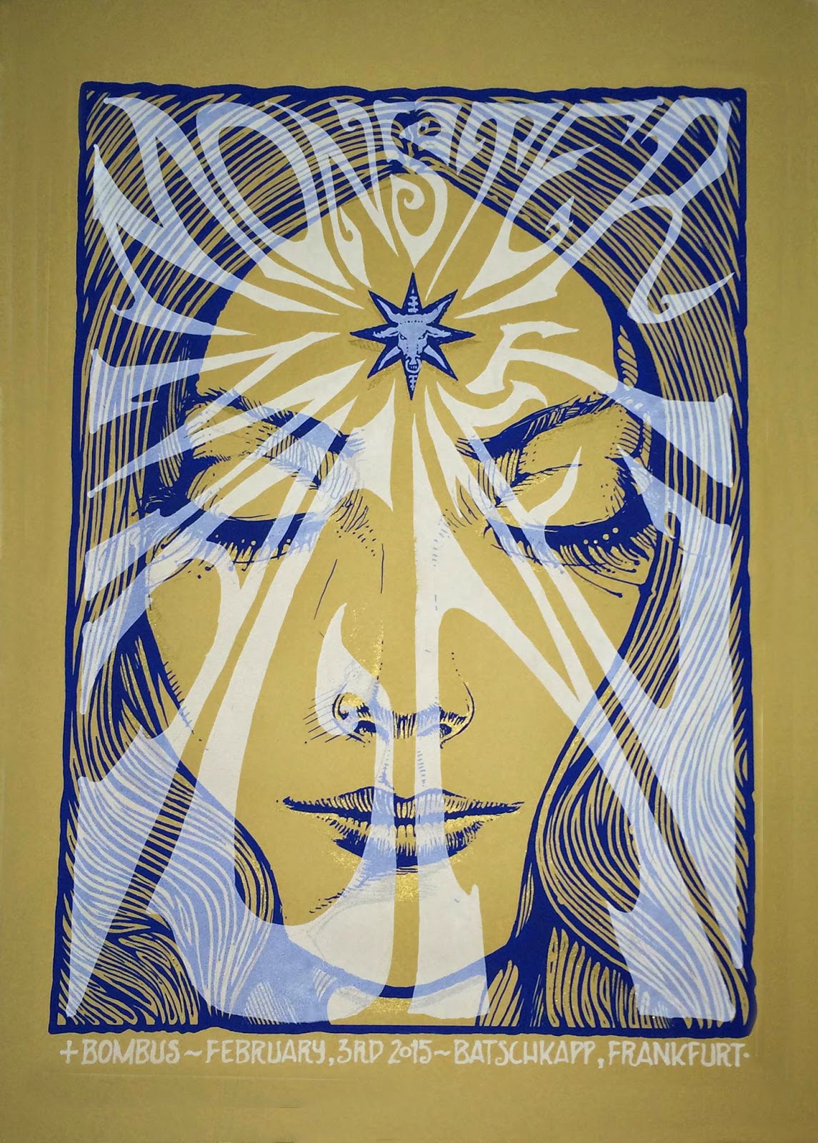 INSIDE THE ROCK POSTER FRAME BLOG: Malleus Monster Magnet Frankfurt ...