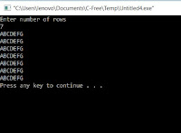 All C Programs: Alphabetical Pattern Programs in C