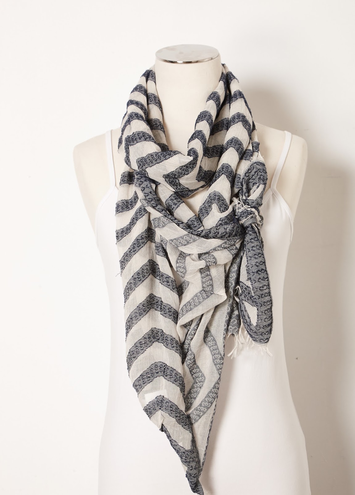 Katies Style Blog: Scarf Styling with Stuart