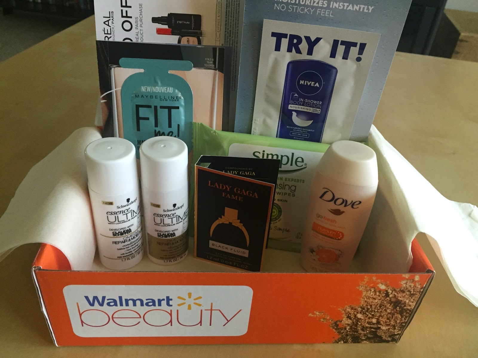 subscription swagg.: Walmart Beauty Box Spring 2015 Review