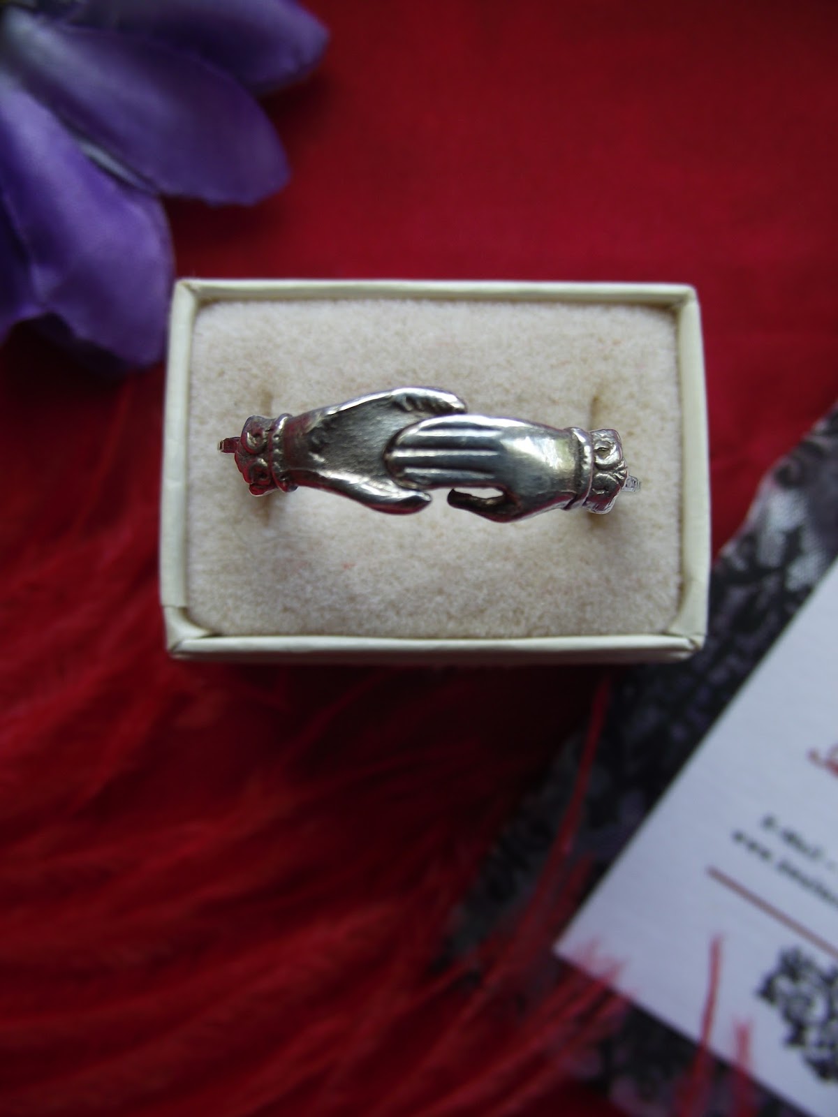 K. Walters at the Sign of the Gray Horse: Sterling Silver Heart in Hand ...
