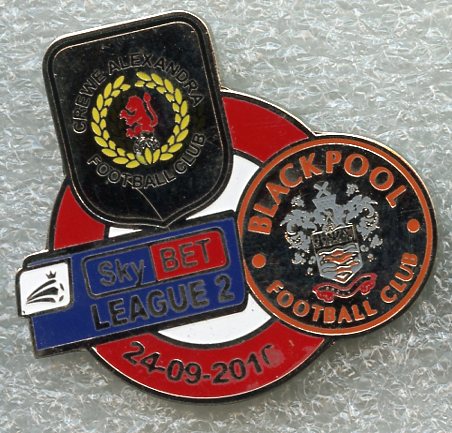 Crewe Alexandra Football Club pin badges