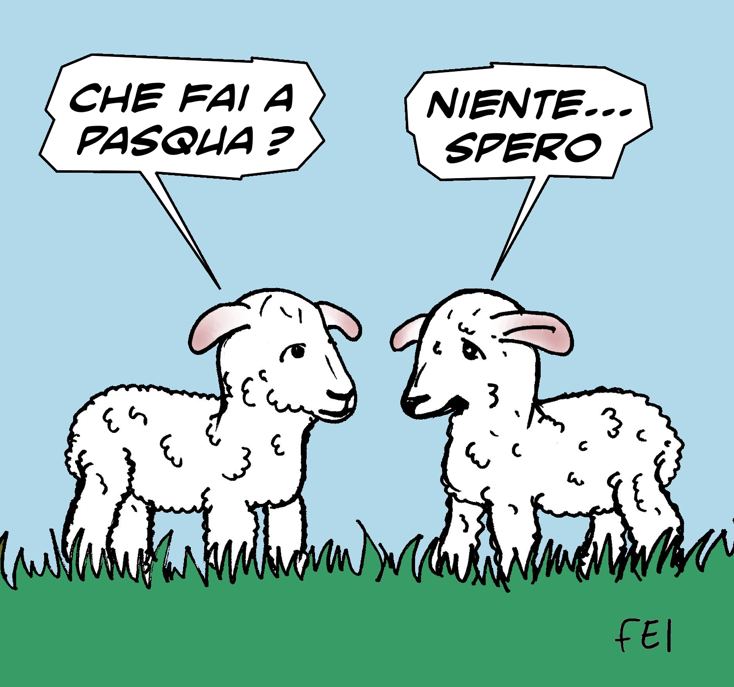 Le vignette di FEI: Che fai a Pasqua