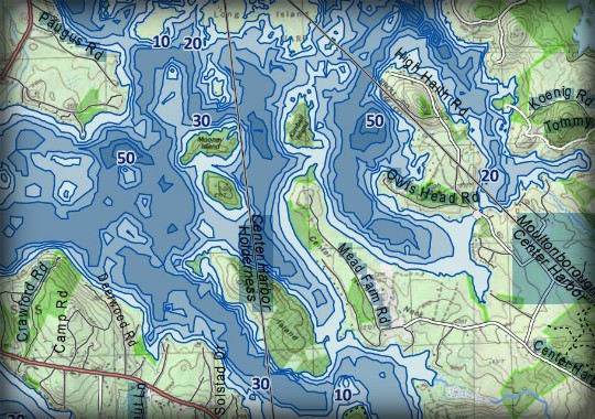 Bass Fishing Tips & Tales: Learning to Read Lake Maps