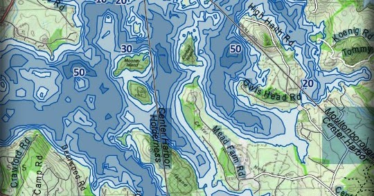 Bass Fishing Tips & Tales: Learning to Read Lake Maps