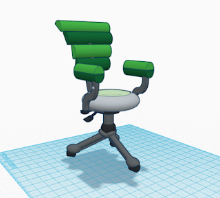 Roans 3D Object Design Blog: The Creation of a Tinkercad Chair