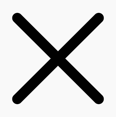 Free vectors: Cross sign